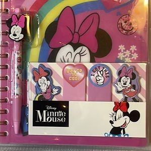 Disney | Office | Minnie Mouse Tabbed Notebook Set | Poshmark